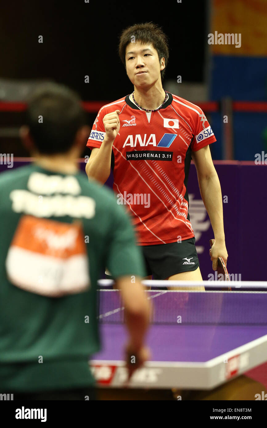 Suzhou International Expo Centre, Suzhou, China. 29th Apr, 2015. Jun Mizutani (JPN), APRIL 29 ...