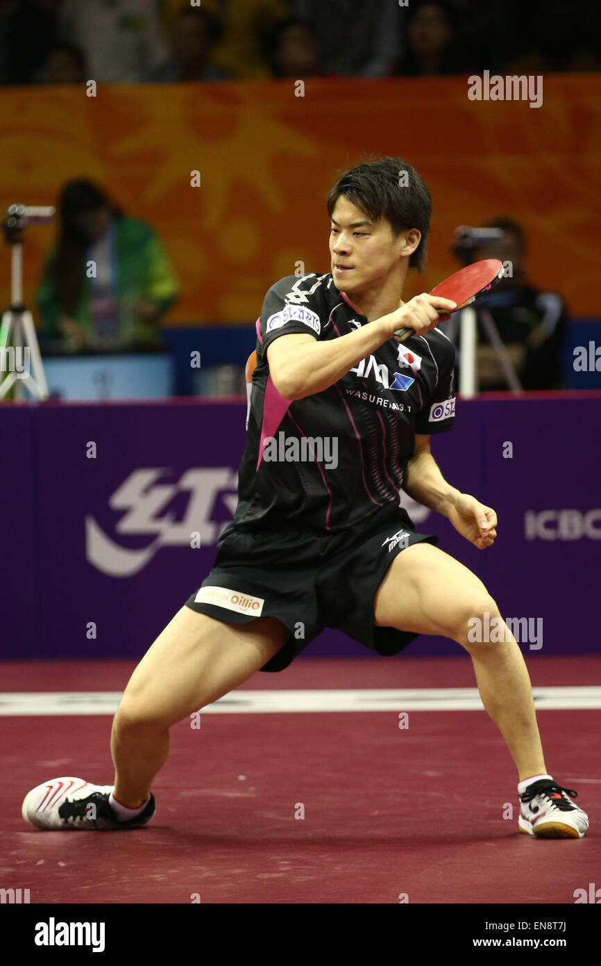 Suzhou International Expo Centre, Suzhou, China. 29th Apr, 2015. Masaki ...