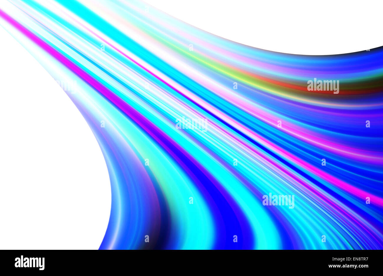abstract blue background and digital wave and motion blur Stock Photo ...