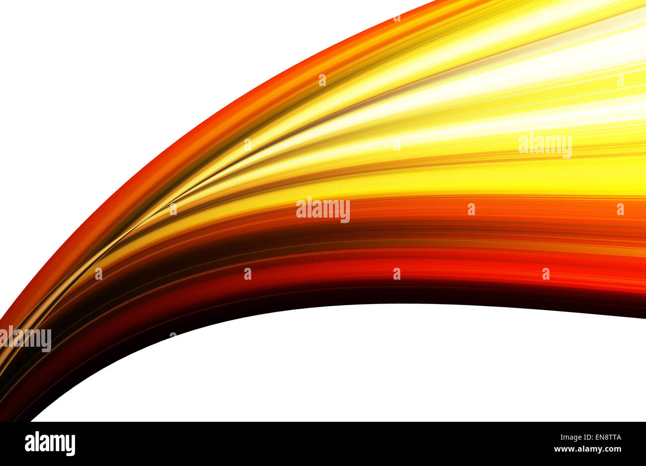 abstract red and yellow background with motion ray technology and ...