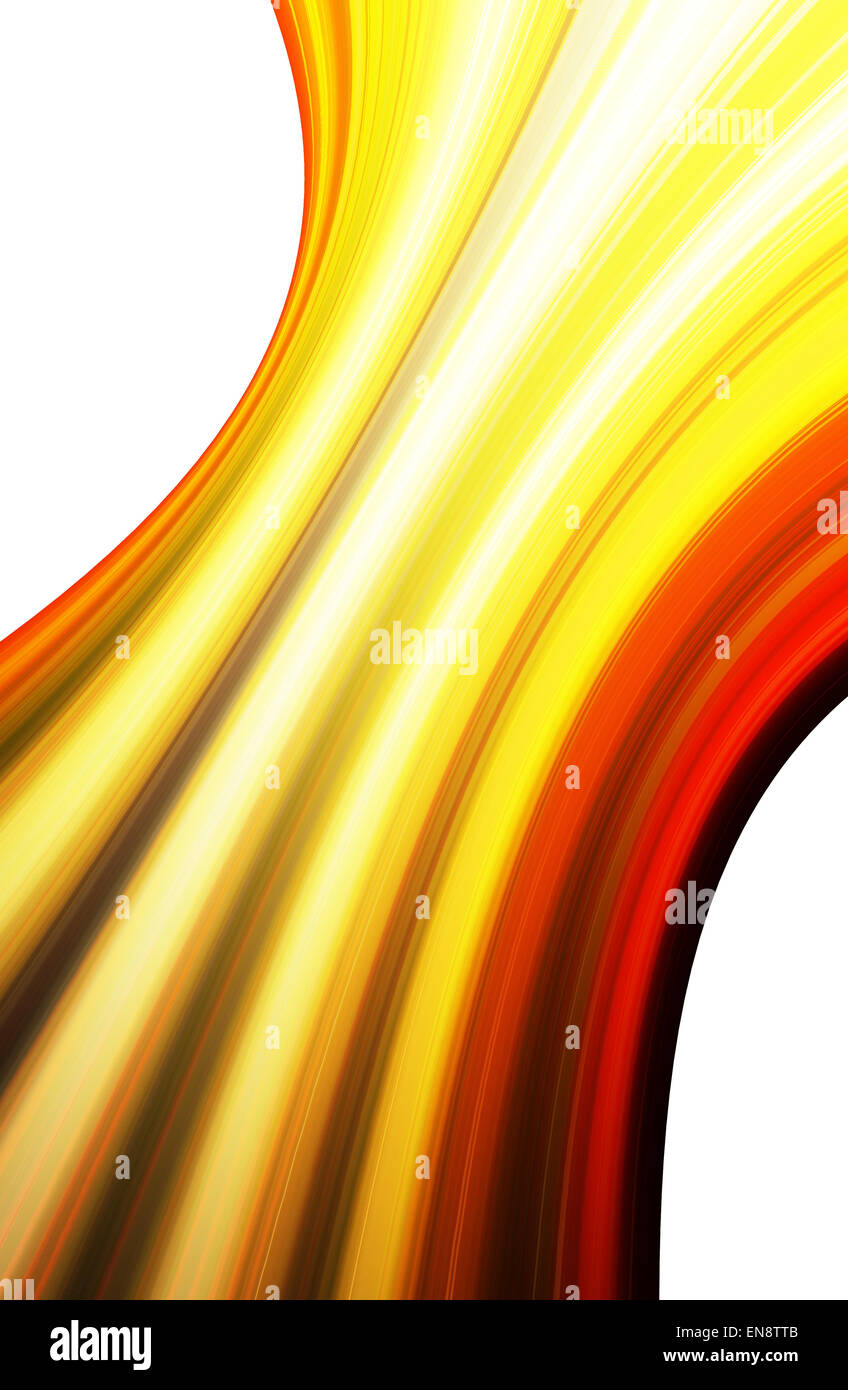 abstract red and yellow background with motion ray technology and ...