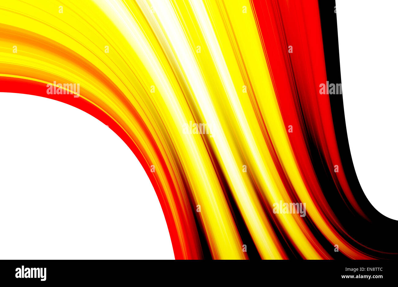 abstract red and yellow background with motion ray technology and ...