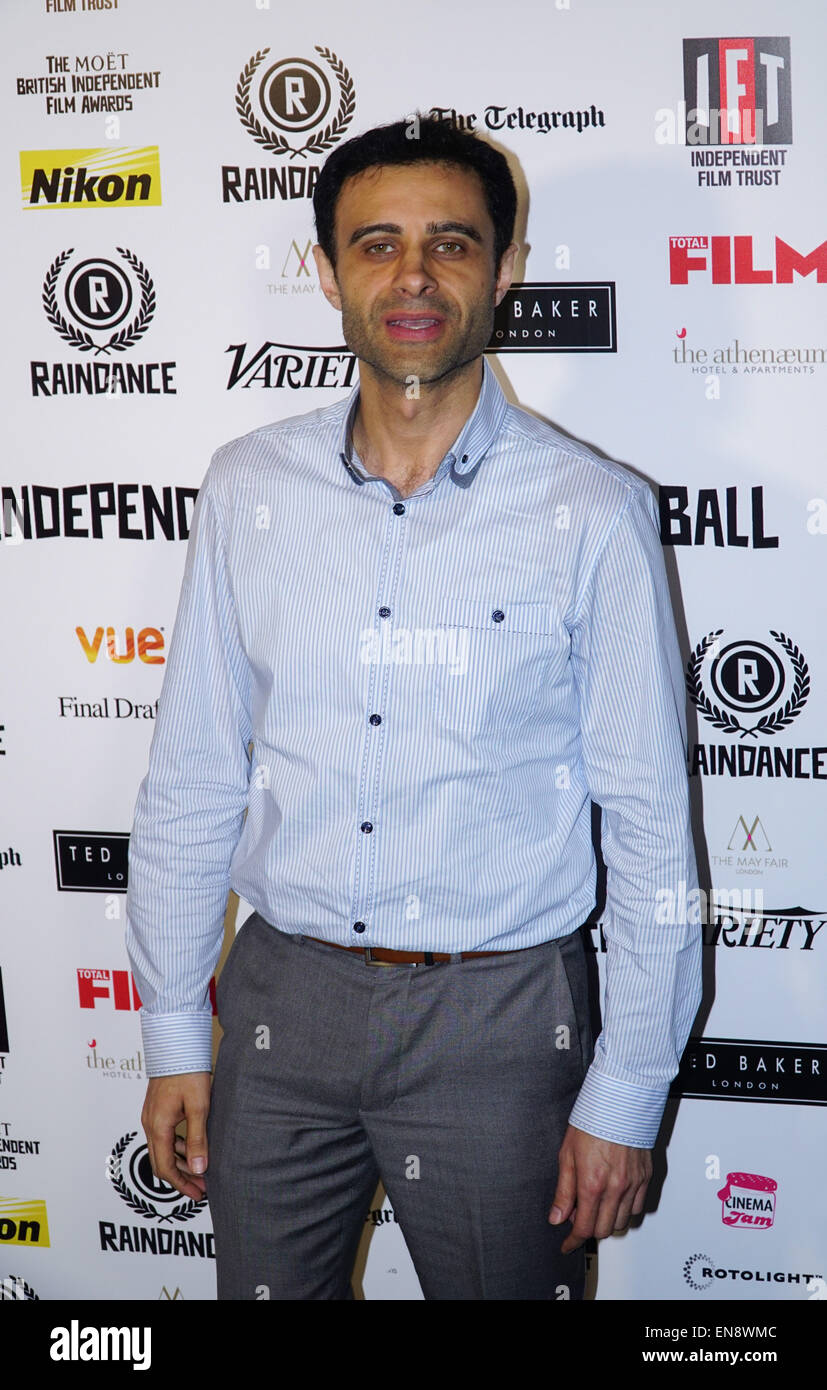 London, UK. 29th April, 2015. Rez Kempton is a British actor attends In ...
