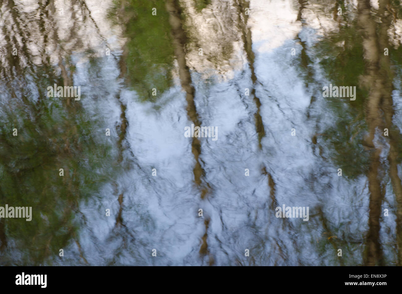 Ripples reflection in puddle ripples hi-res stock photography and ...