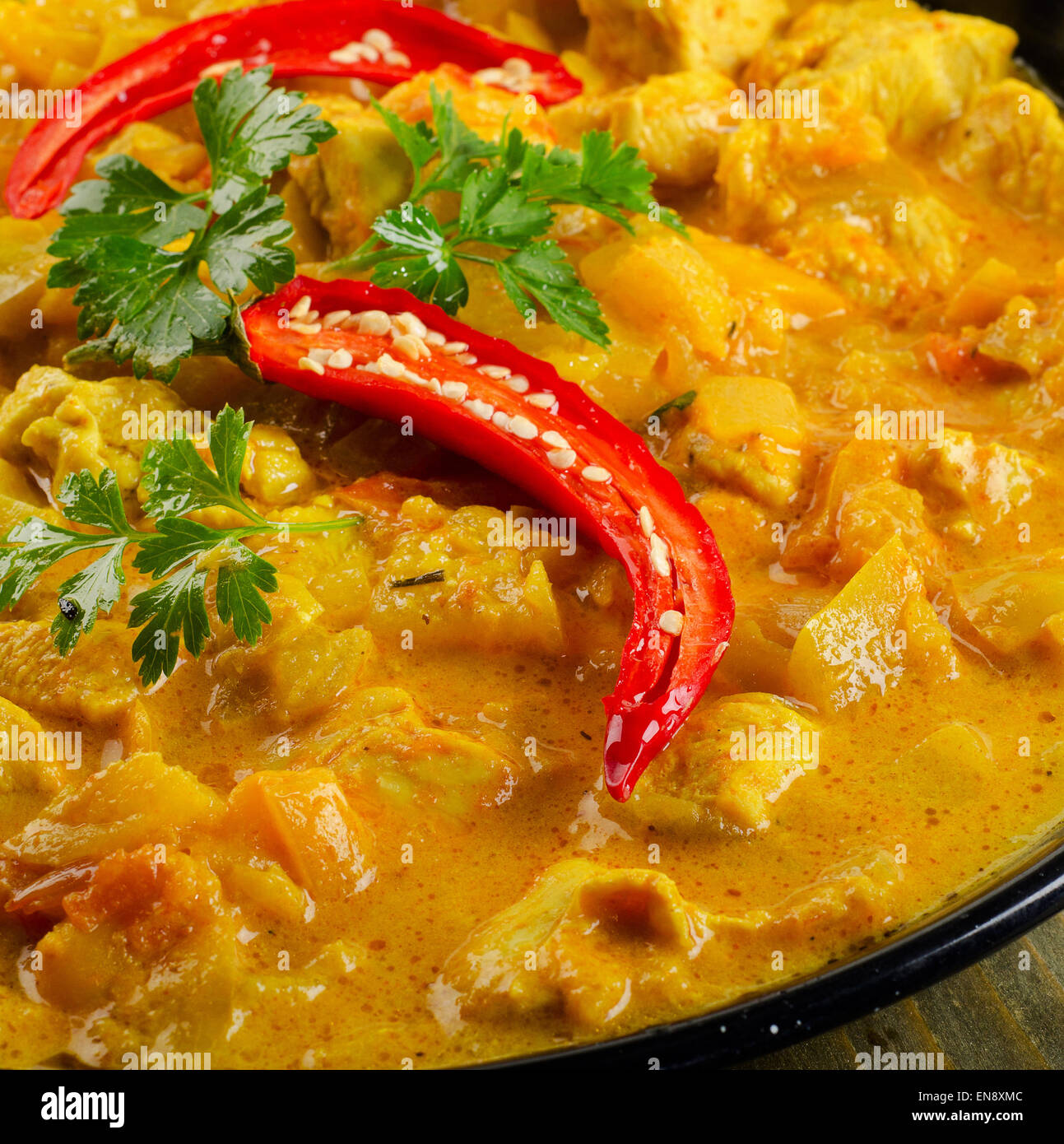 Indian curry meat hi-res stock photography and images - Alamy