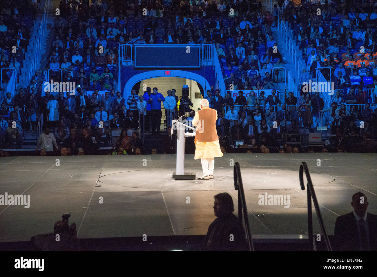 India's Prime Minister Narendra Modi received cheers at Ricoh Coliseum ...
