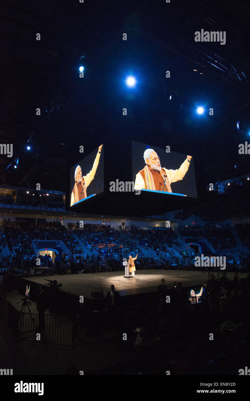 India's Prime Minister Narendra Modi received cheers at Ricoh Coliseum ...