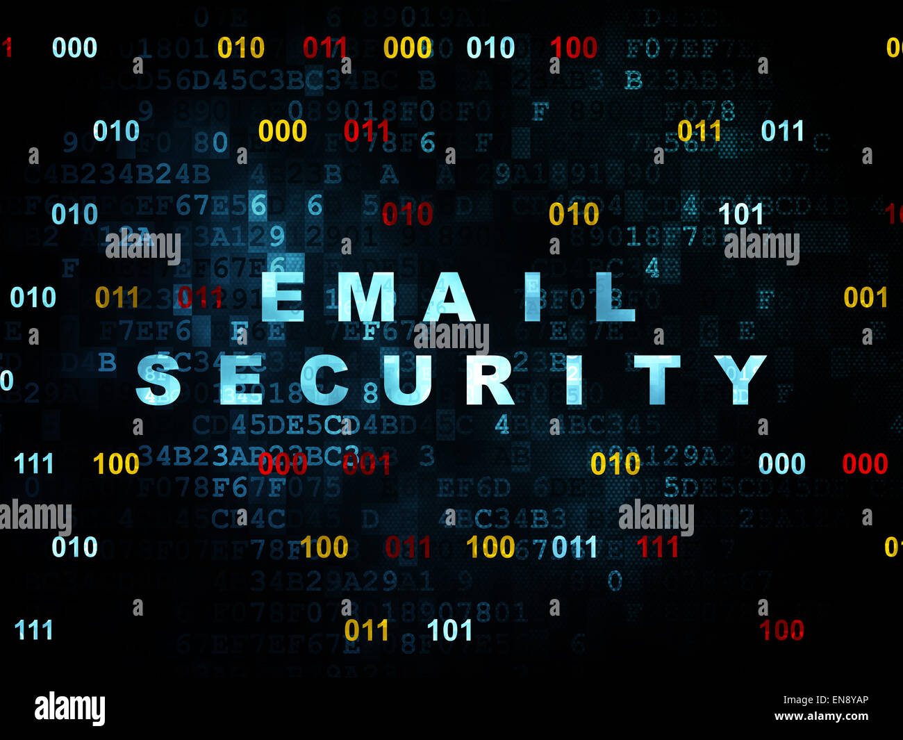 Protection concept: Email Security on Digital background Stock Photo ...