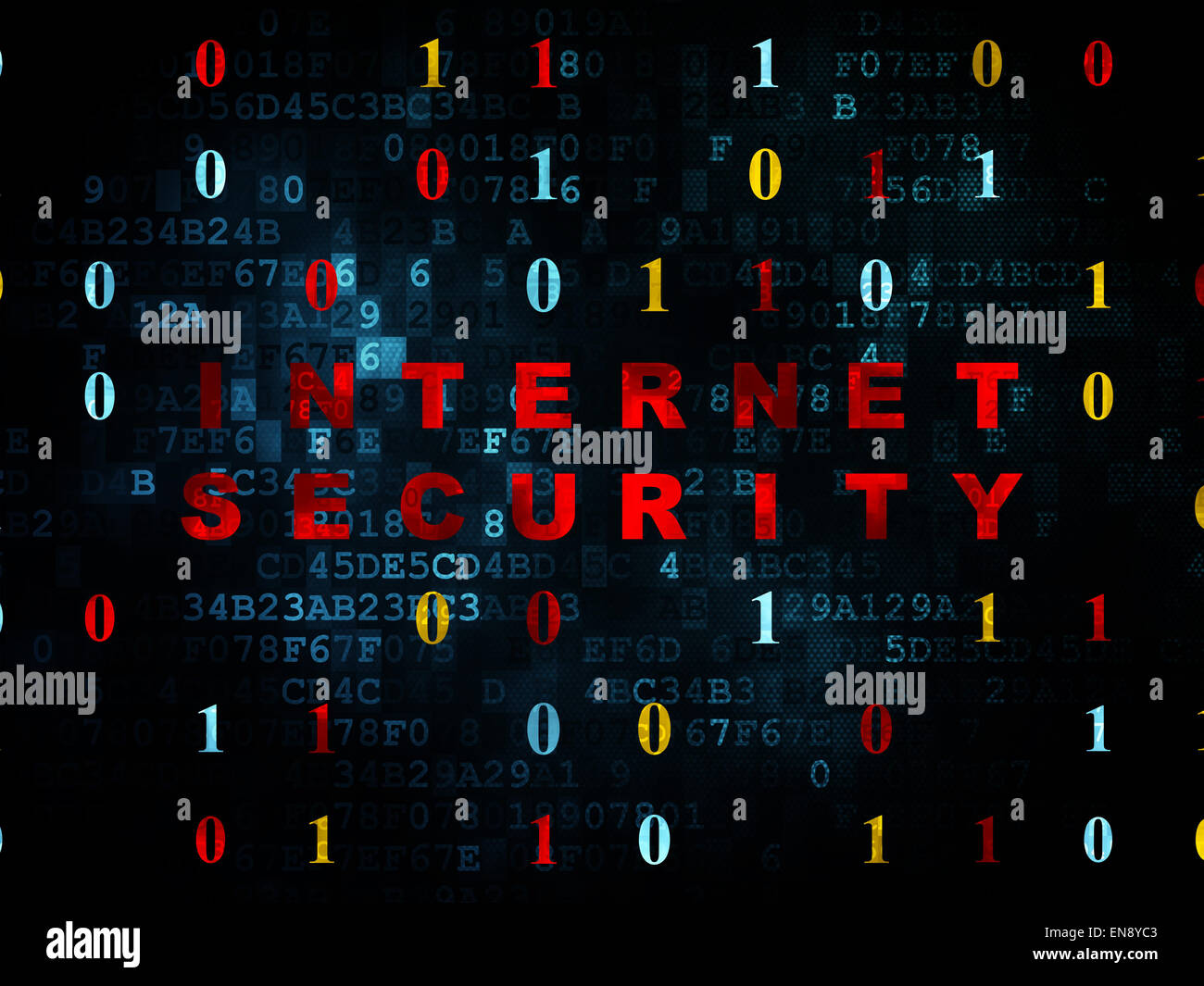 Safety concept: Internet Security on Digital background Stock Photo - Alamy