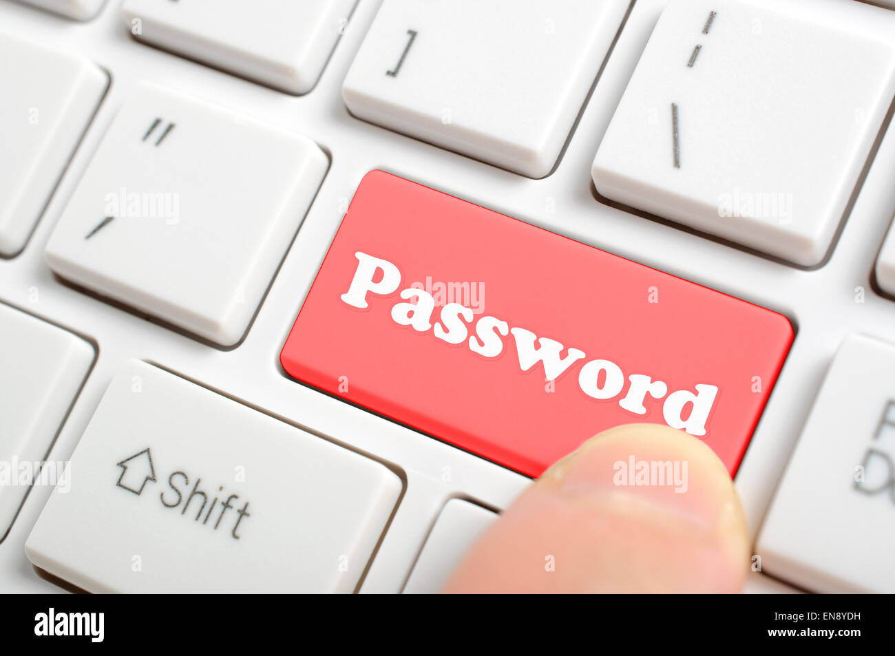 Finger computer keyboard key hi-res stock photography and images - Alamy