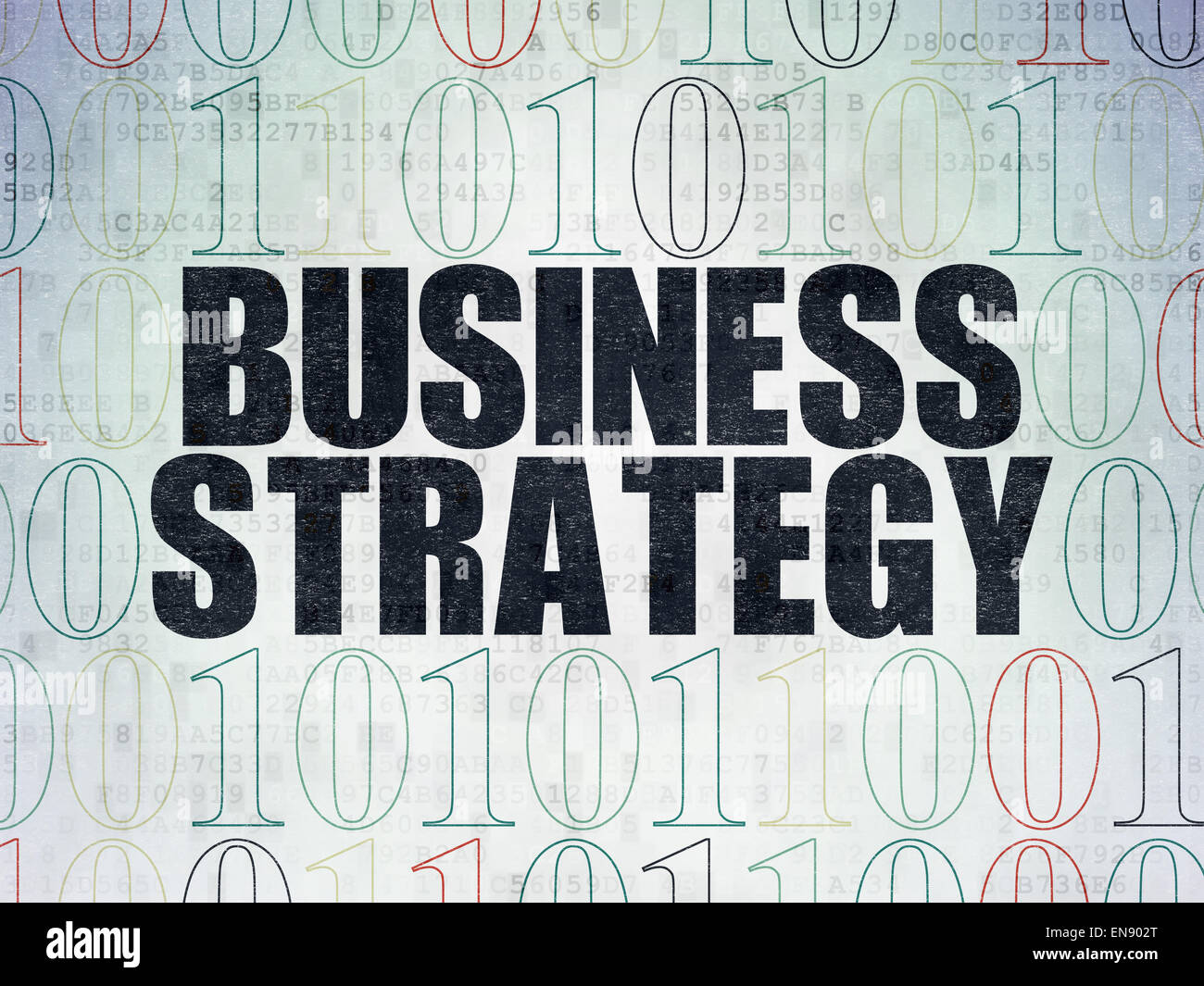 Finance concept: Business Strategy on Digital Paper background Stock ...
