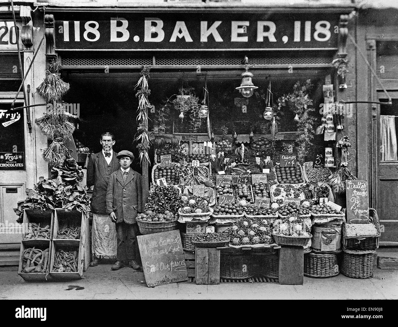 High street early 1900s Black and White Stock Photos & Images - Alamy
