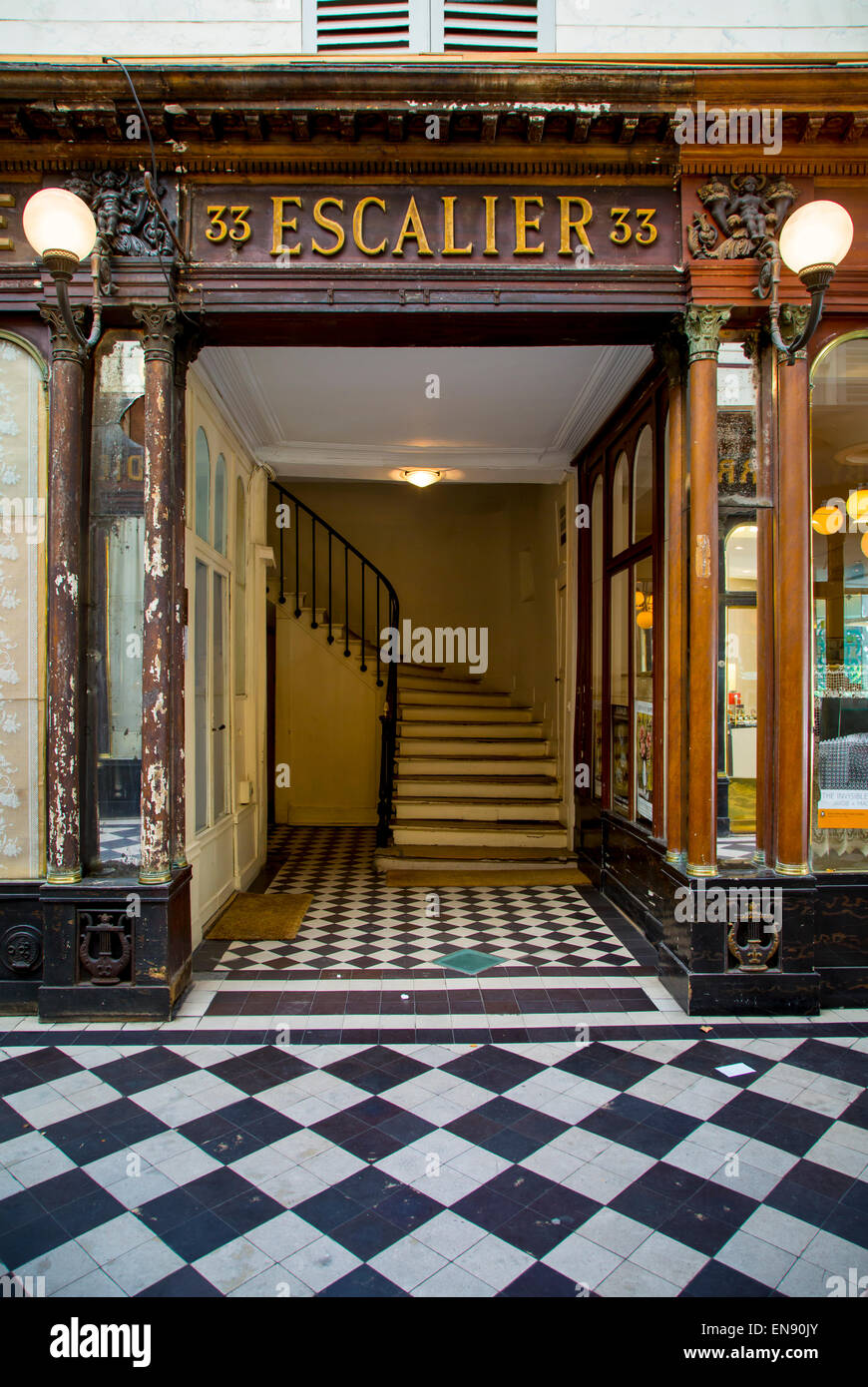 Covered staircase hi-res stock photography and images - Alamy