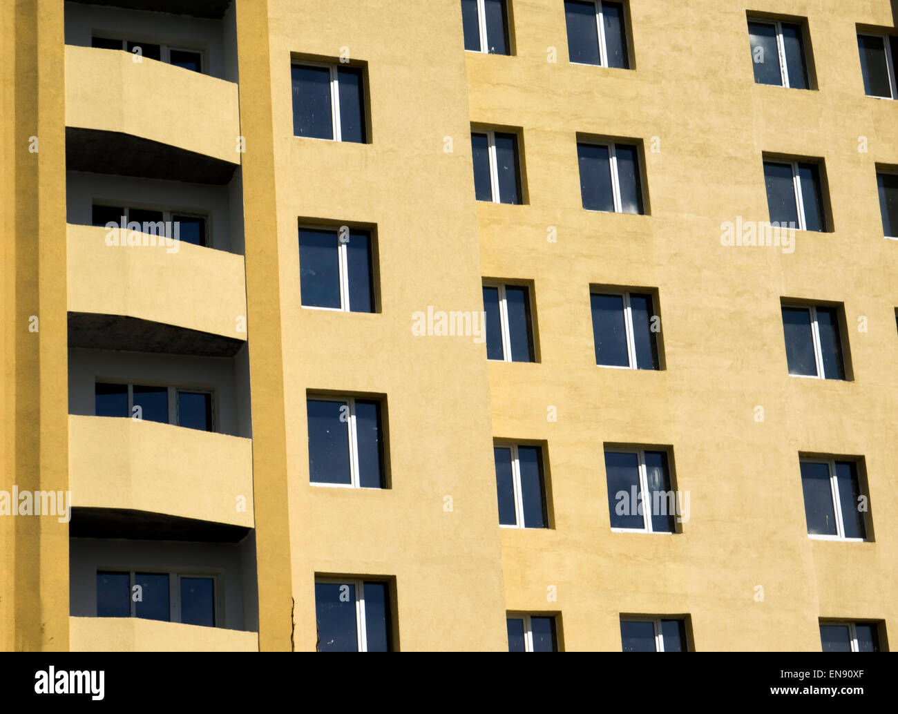 Modern apartments (condo) in bright sunny day Stock Photo - Alamy
