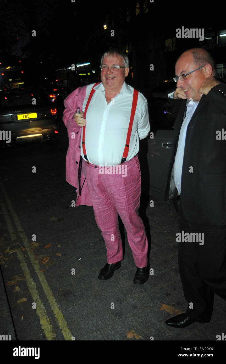 London,UK,7 October 2015,Christopher Biggins & Neil Sinclair attend ...