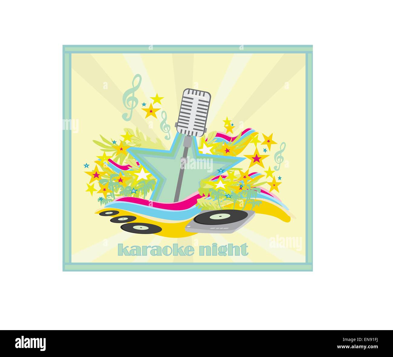 karaoke party design Stock Vector Image & Art - Alamy