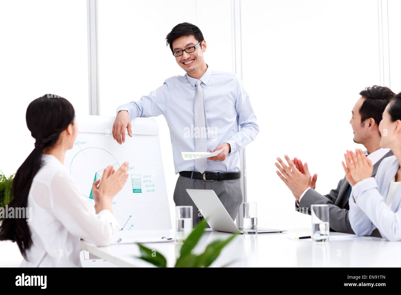 Business team work in the conference room Stock Photo - Alamy