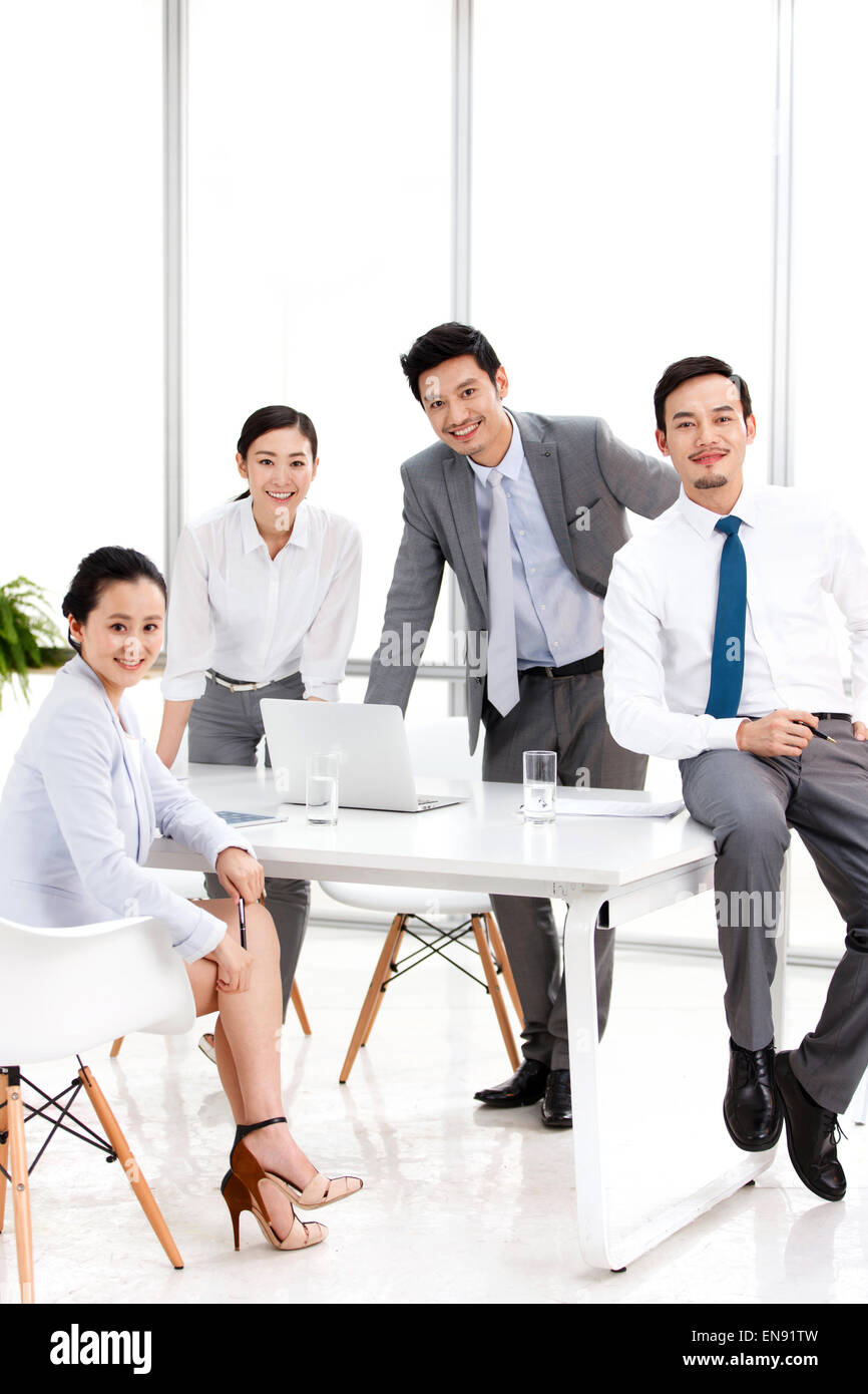 Business men and women working in the Office Stock Photo - Alamy