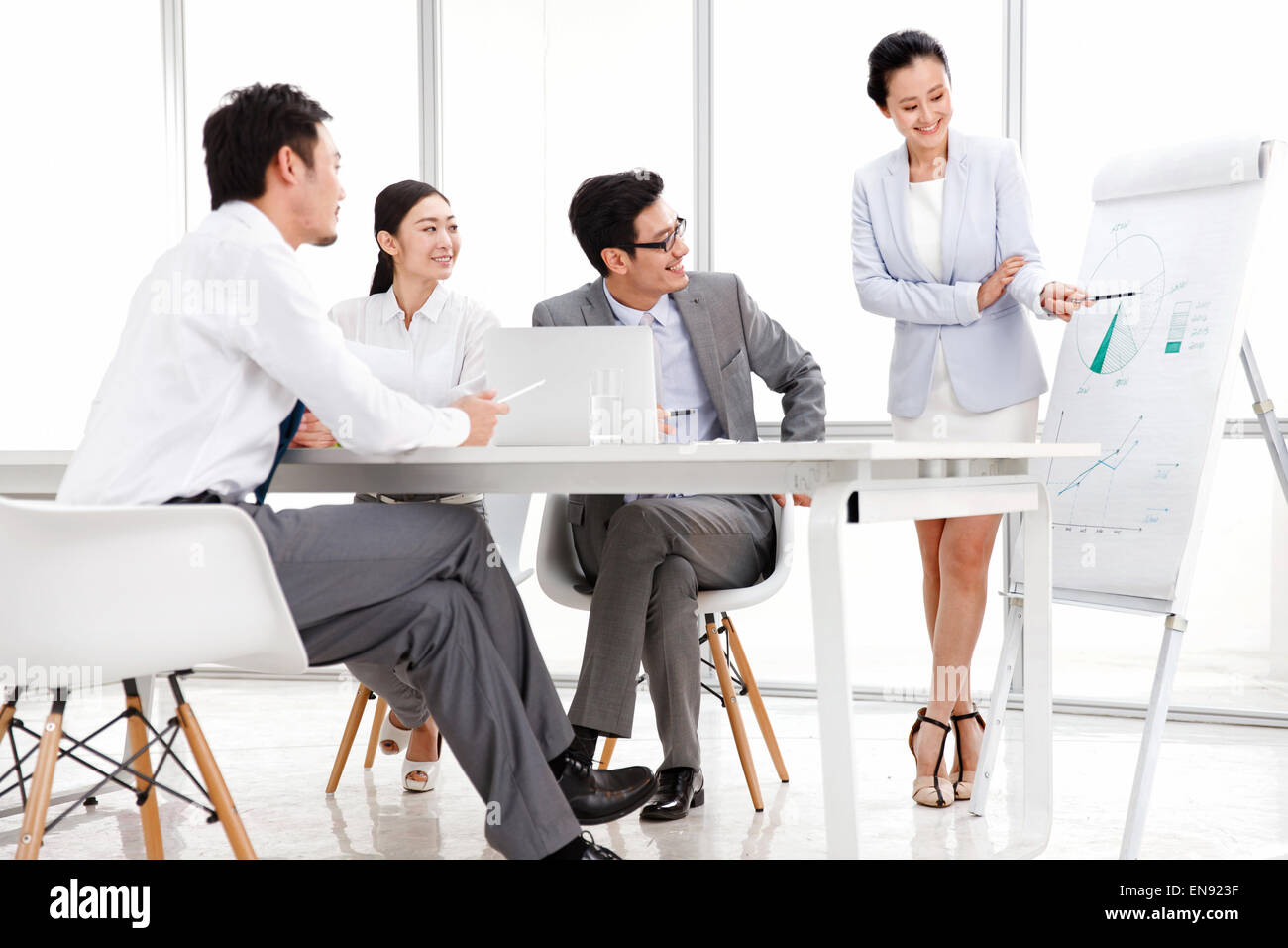Business teams in the conference room Stock Photo - Alamy