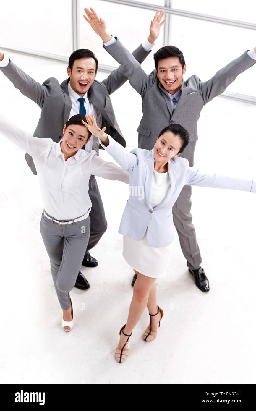 Chinese business team high angle view hi-res stock photography and ...