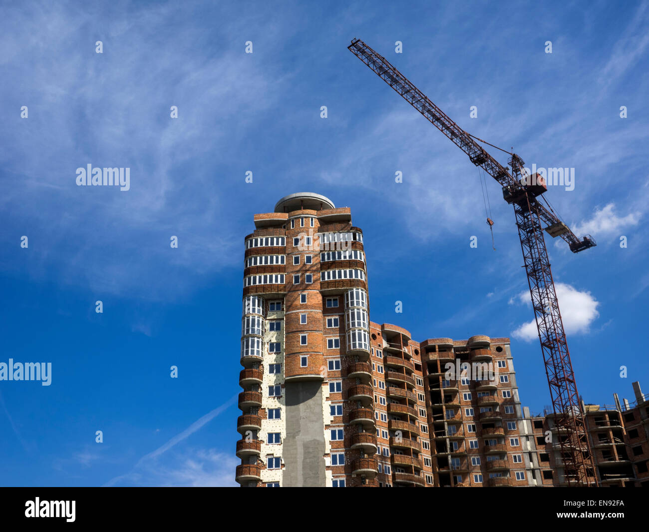 Close up view of a urban construction site Stock Photo - Alamy