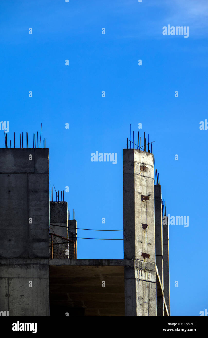 Close up view of a urban construction site Stock Photo - Alamy