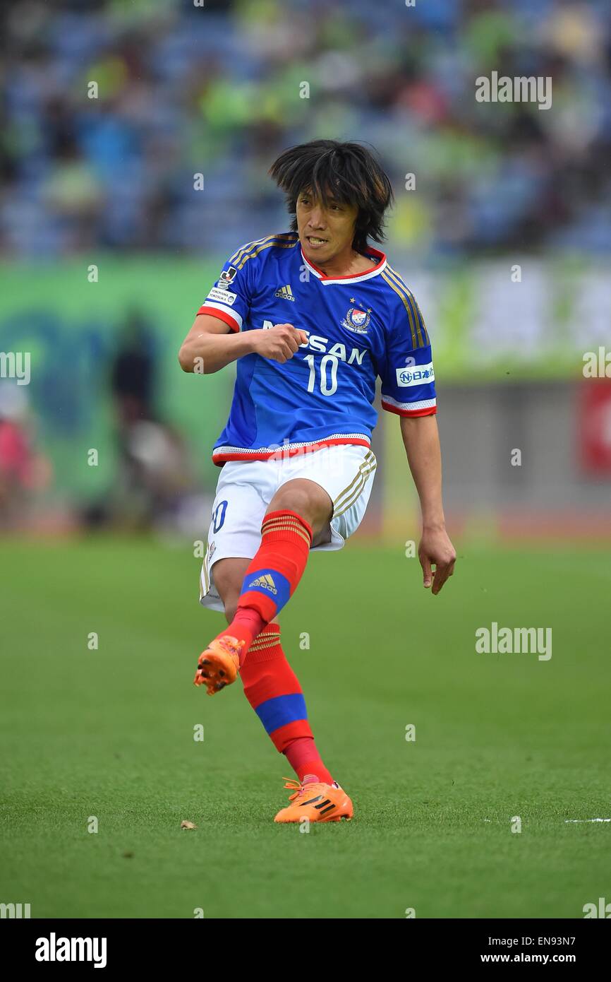 Kanagawa, Japan. 25th Apr, 2015. Shunsuke Nakamura (F Marinos) Football ...