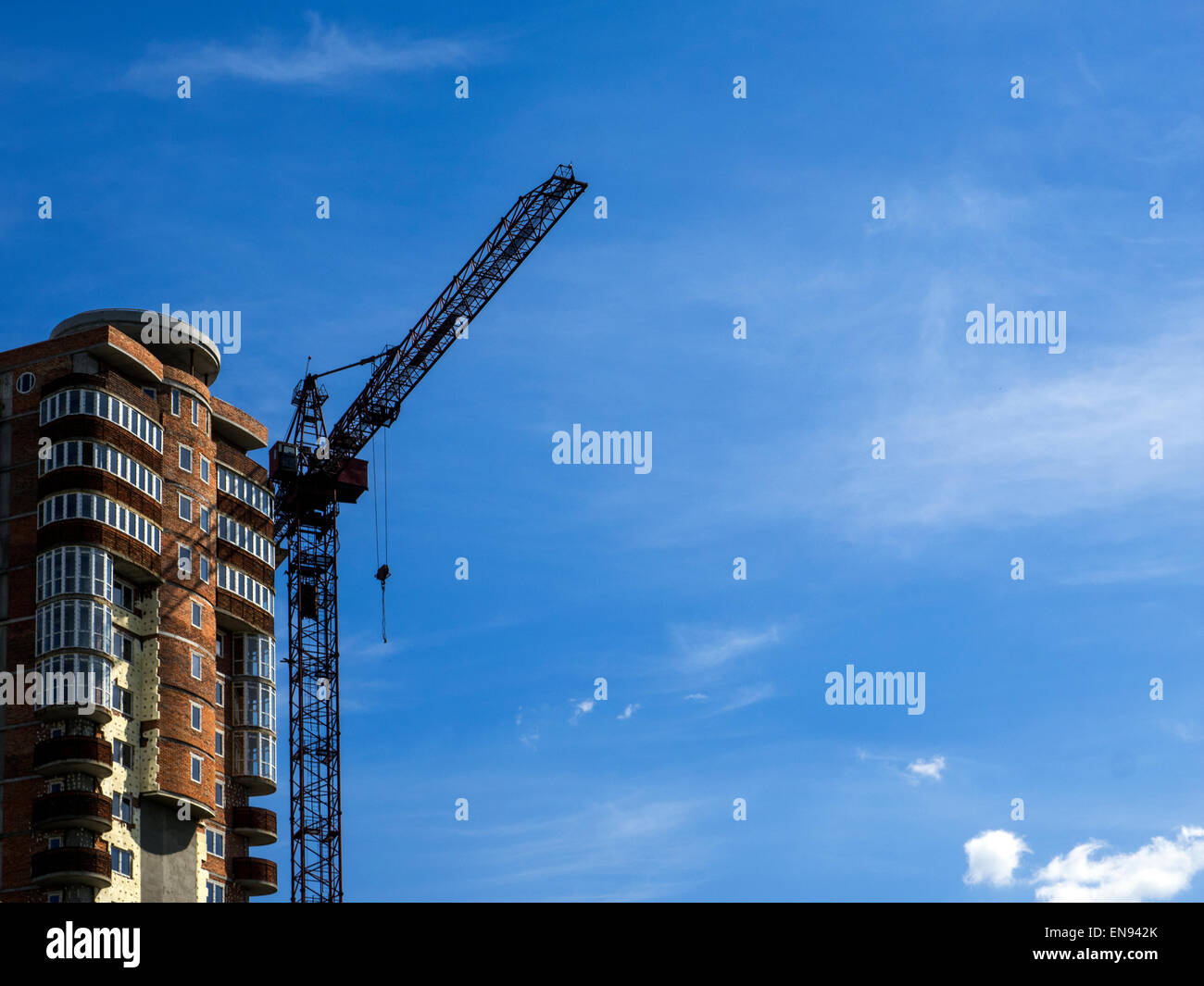 Close up view of a urban construction site Stock Photo - Alamy