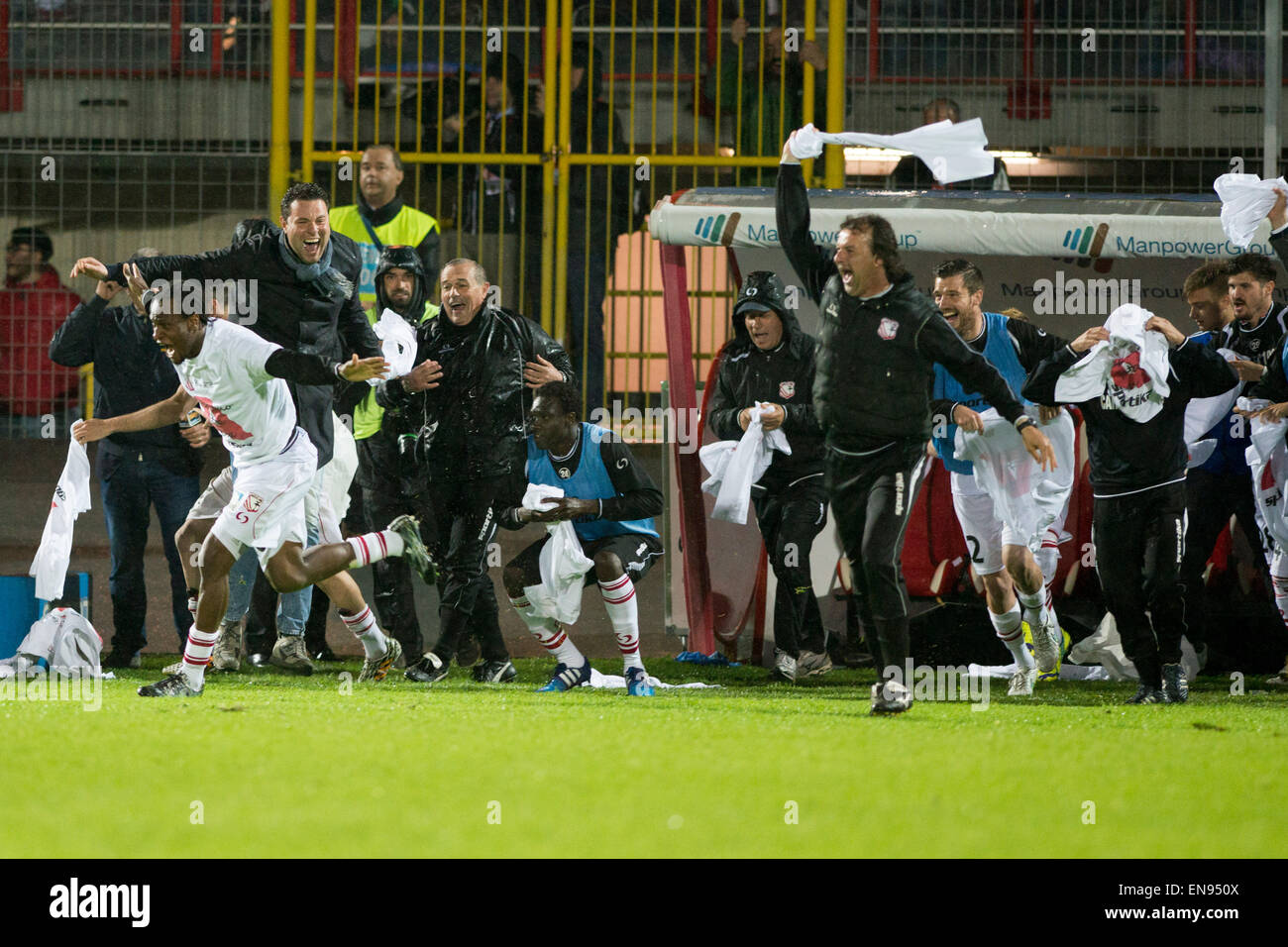 Carpi, Italy. 28th Apr, 2015. Carpi team group Football/Soccer ...