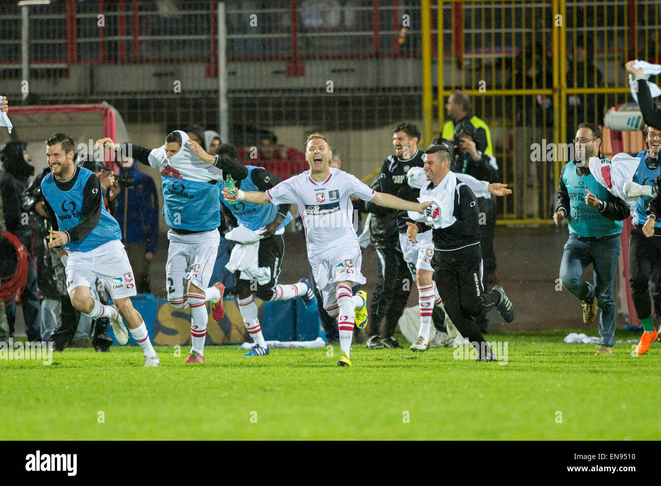 Carpi, Italy. 28th Apr, 2015. Carpi team group Football/Soccer ...