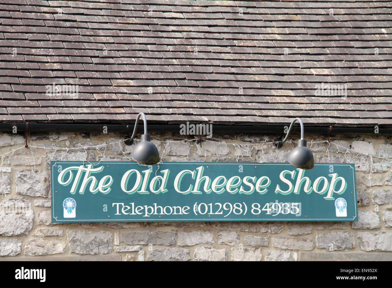 The Old Cheese Shop Hartington Derbyshire Stock Photo - Alamy