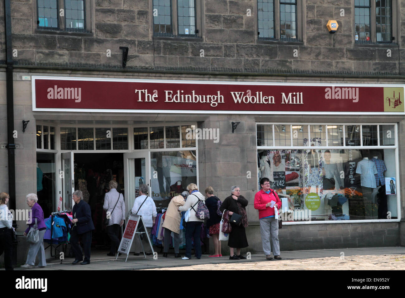 The Edinburgh Woollen Mill Bakewell town Derbyshire Stock Photo - Alamy