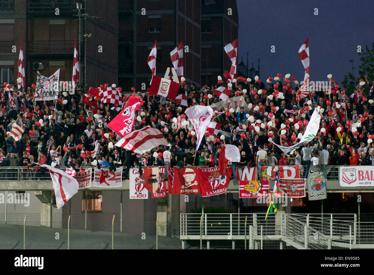 Carpi, Italy. 28th Apr, 2015. Fans (Carpi) Football/Soccer : Italian ...