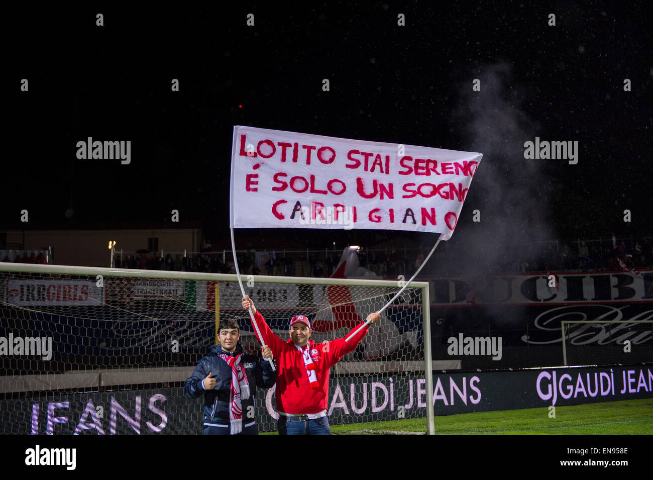Carpi, Italy. 28th Apr, 2015. Fans (Carpi) Football/Soccer : Italian ...