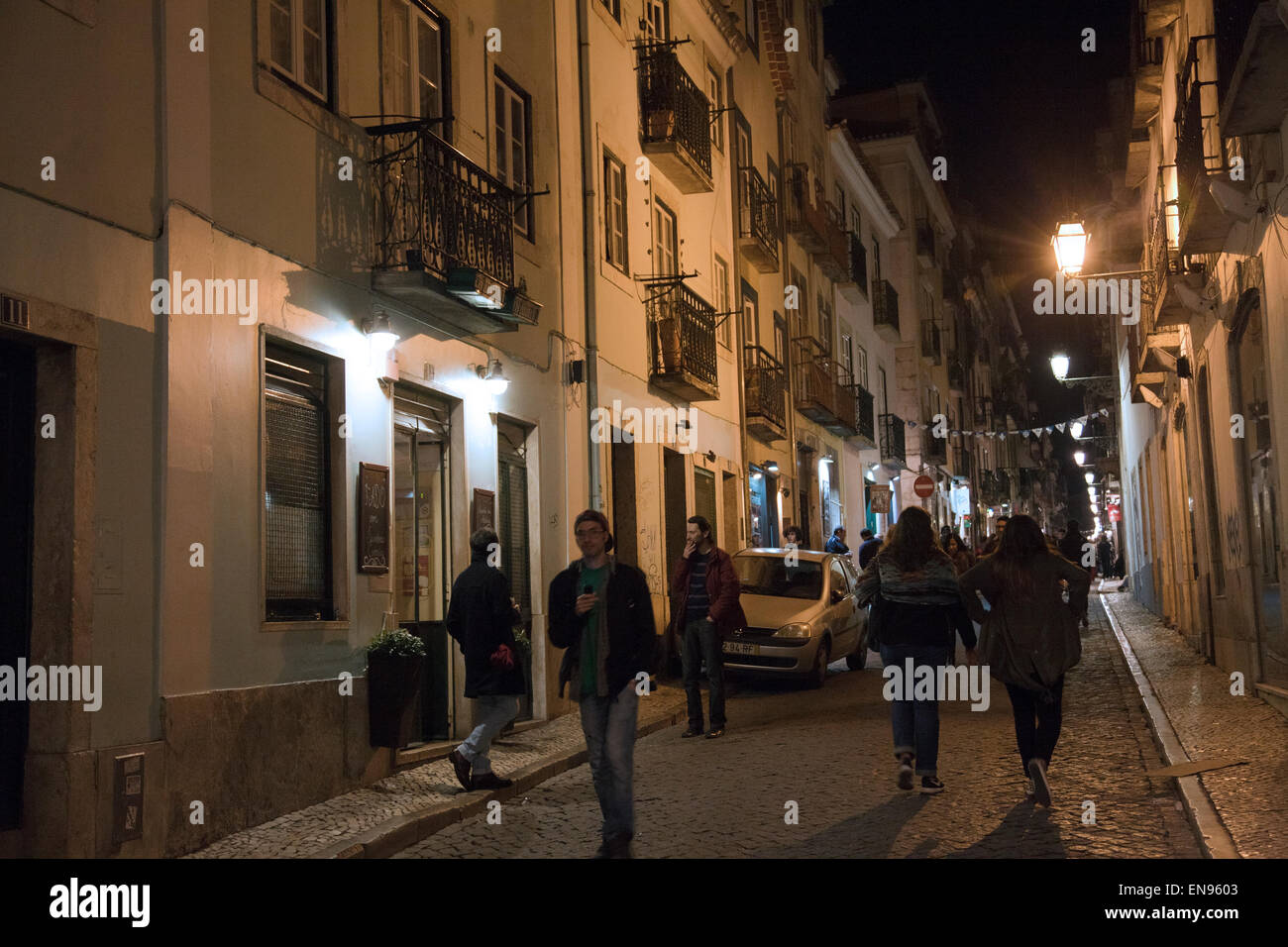 Bairro alto lisbon nightlife hi-res stock photography and images - Alamy