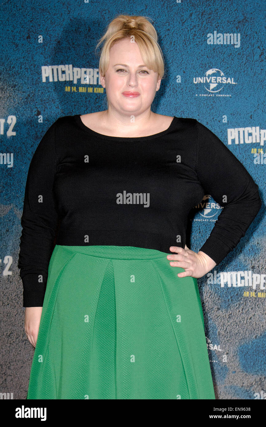 Berlin, Germany. 29th Apr, 2015. Australian actress Rebel Wilson ...