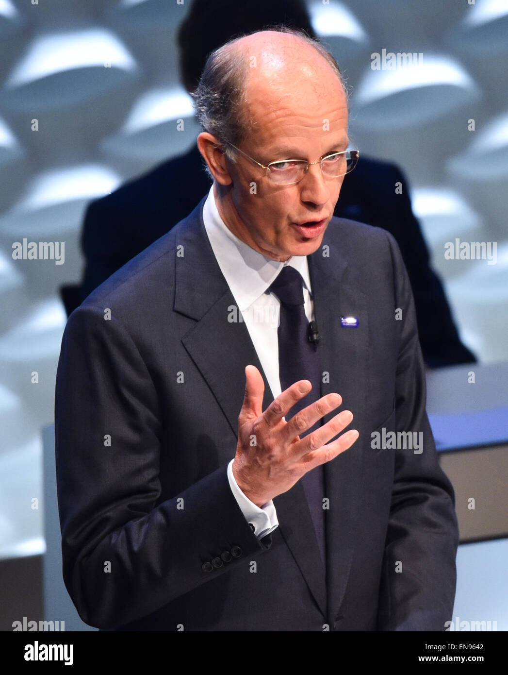 Mannheim, Germany. 30th Apr, 2015. Chairman of the Board of Executive ...
