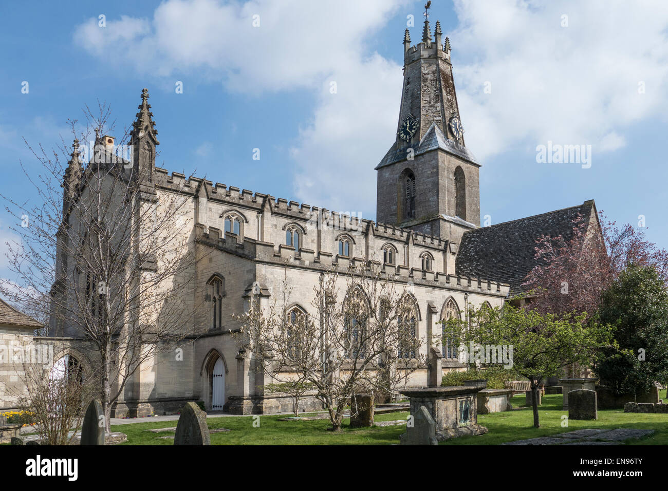 England, Gloucestershire, Minchinhampton, church Stock Photo - Alamy