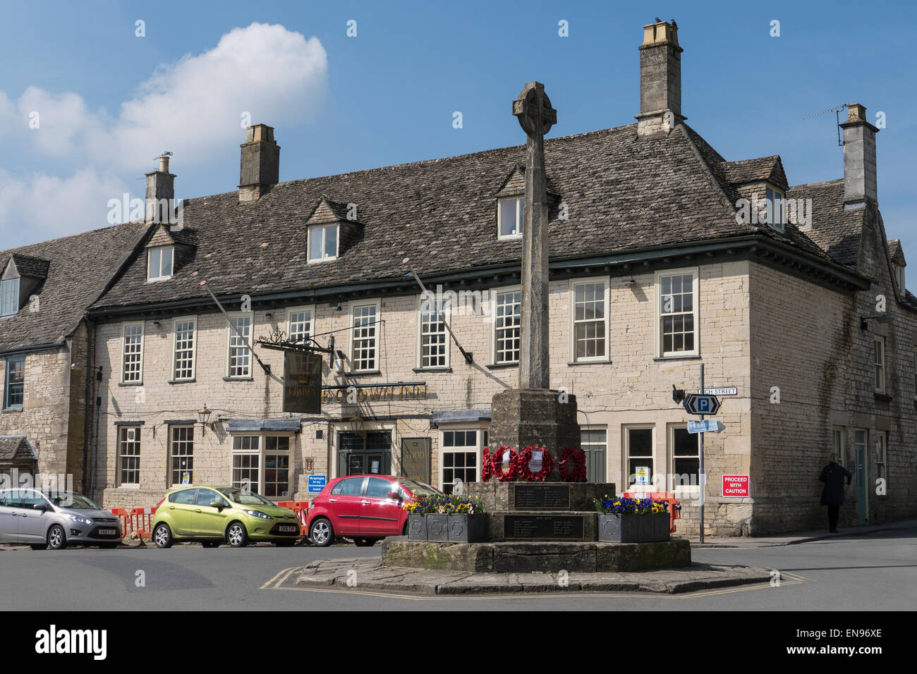 England, Gloucestershire, Minchinhampton, Market square Stock Photo - Alamy