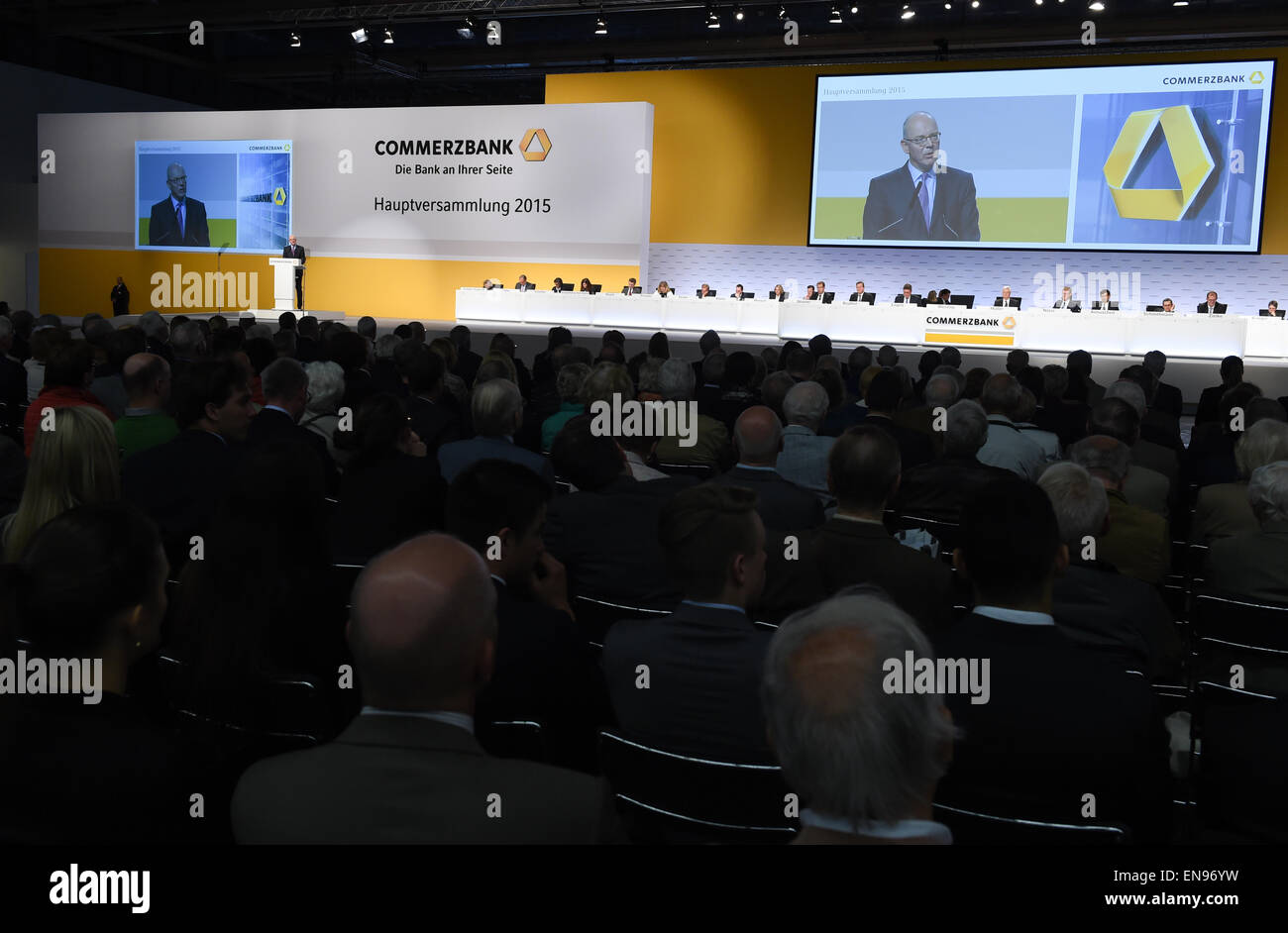 Frankfurt, Germany. 30th Apr, 2015. Martin Blessing, Chairman of the ...