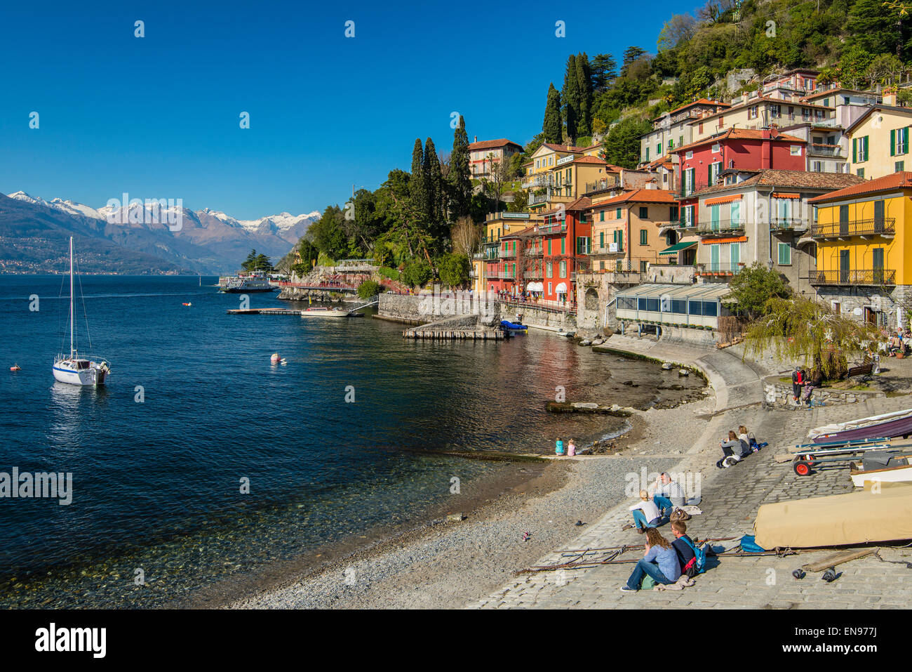 Varenna, Lake Como, Lombardy, Italy Stock Photo - Alamy