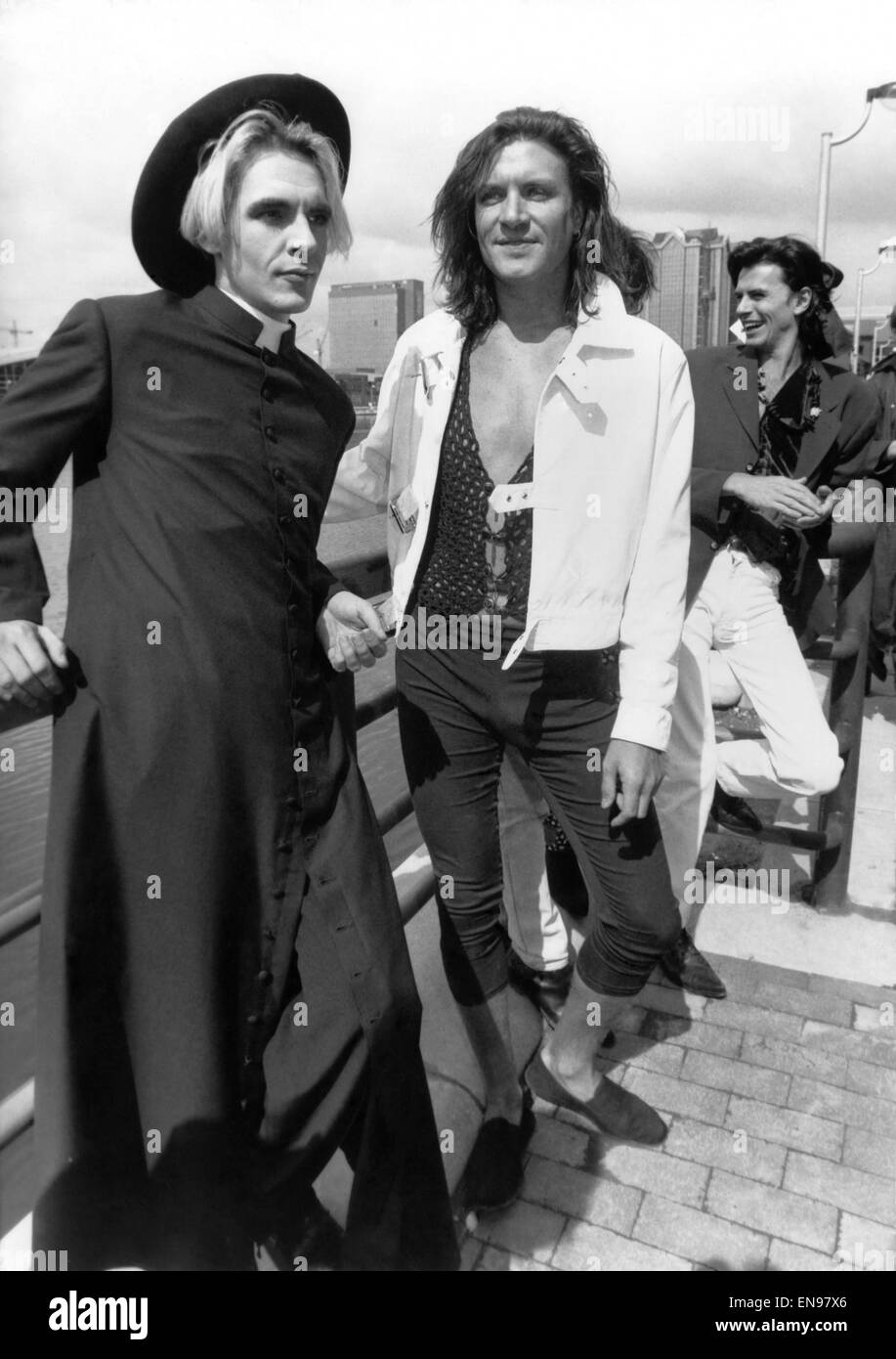 Pop Singer Simon Le Bon of Duran Duran. April 1989 Stock Photo - Alamy