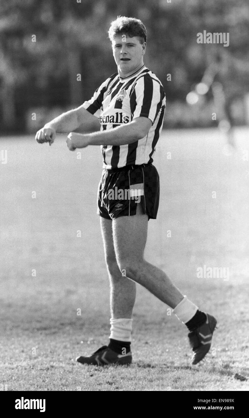 Footballer paul gascoigne gazza paul Black and White Stock Photos ...