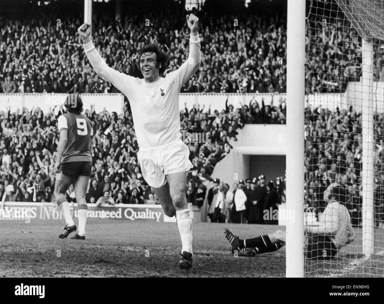 1974 UEFA Cup Final First Leg match at White Hart Lane. Tottenham ...