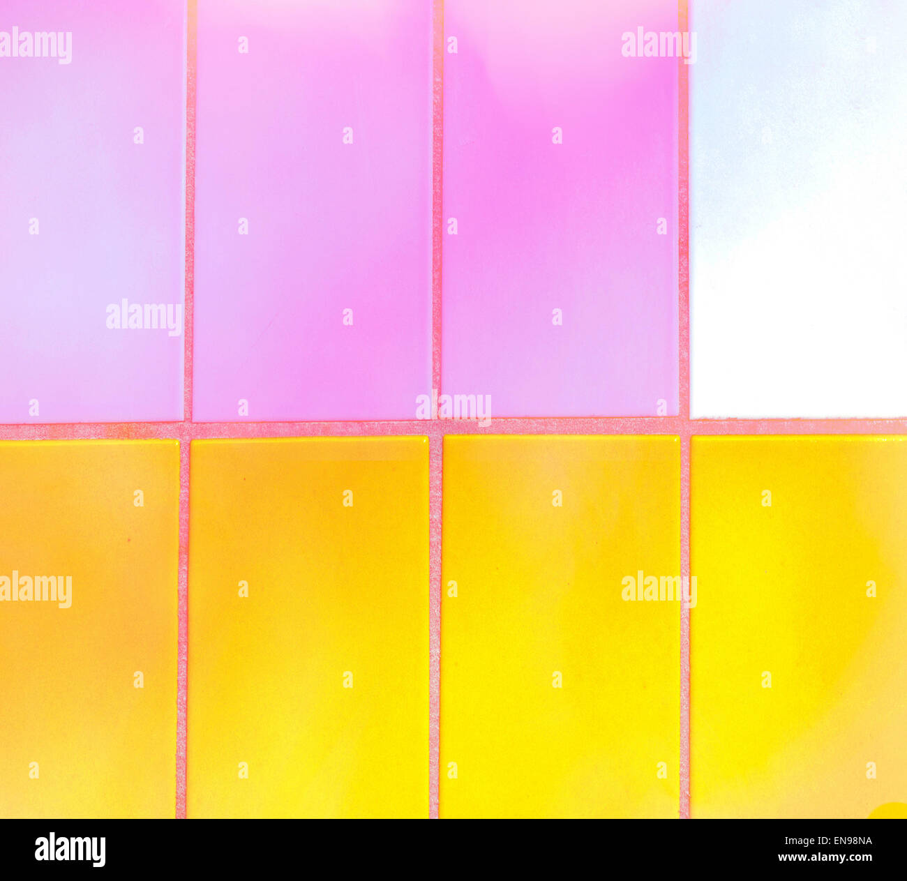 geometric square tile colored forms Stock Photo - Alamy