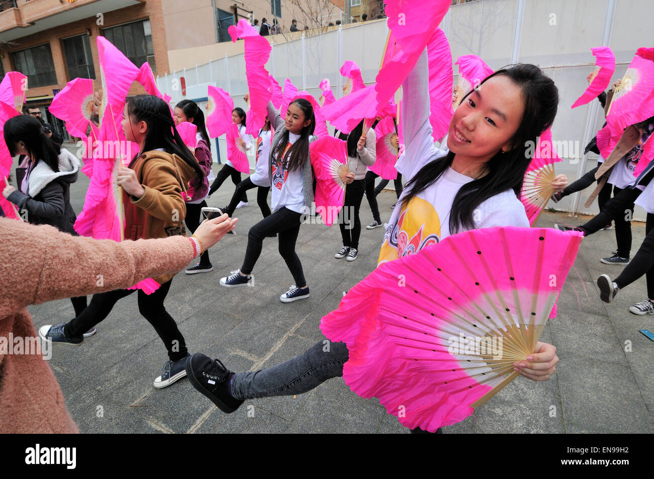 Chinese New Year celebrations by Chinese community in Barcelona ...