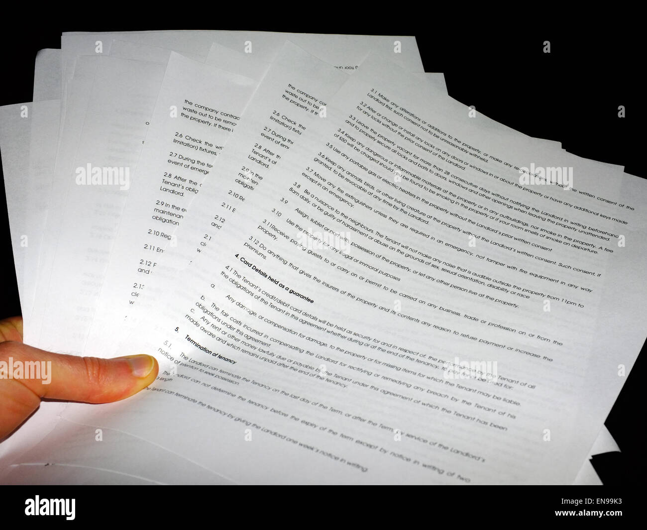 Covered with papers hi-res stock photography and images - Alamy