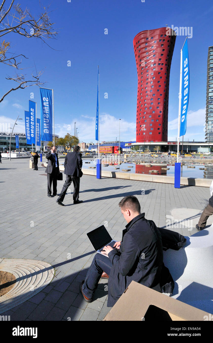 Europa square, Fira de Barcelona, Hospitalet de Llobregat, Barcelona ...