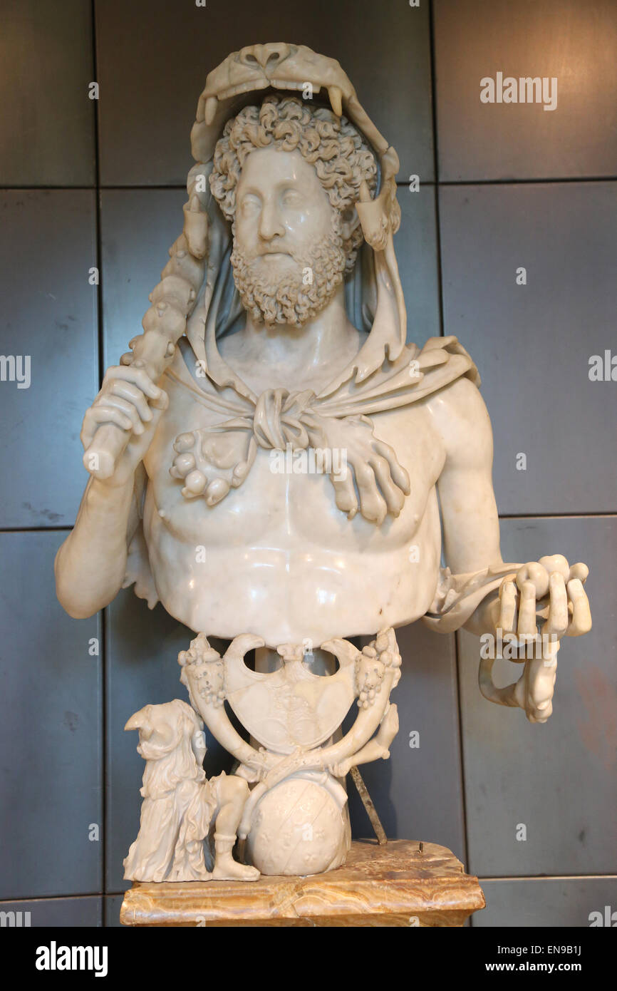 Commodus (161-192AD). Roman emperor. Commodus as Hercules. 2nd C. AD ...