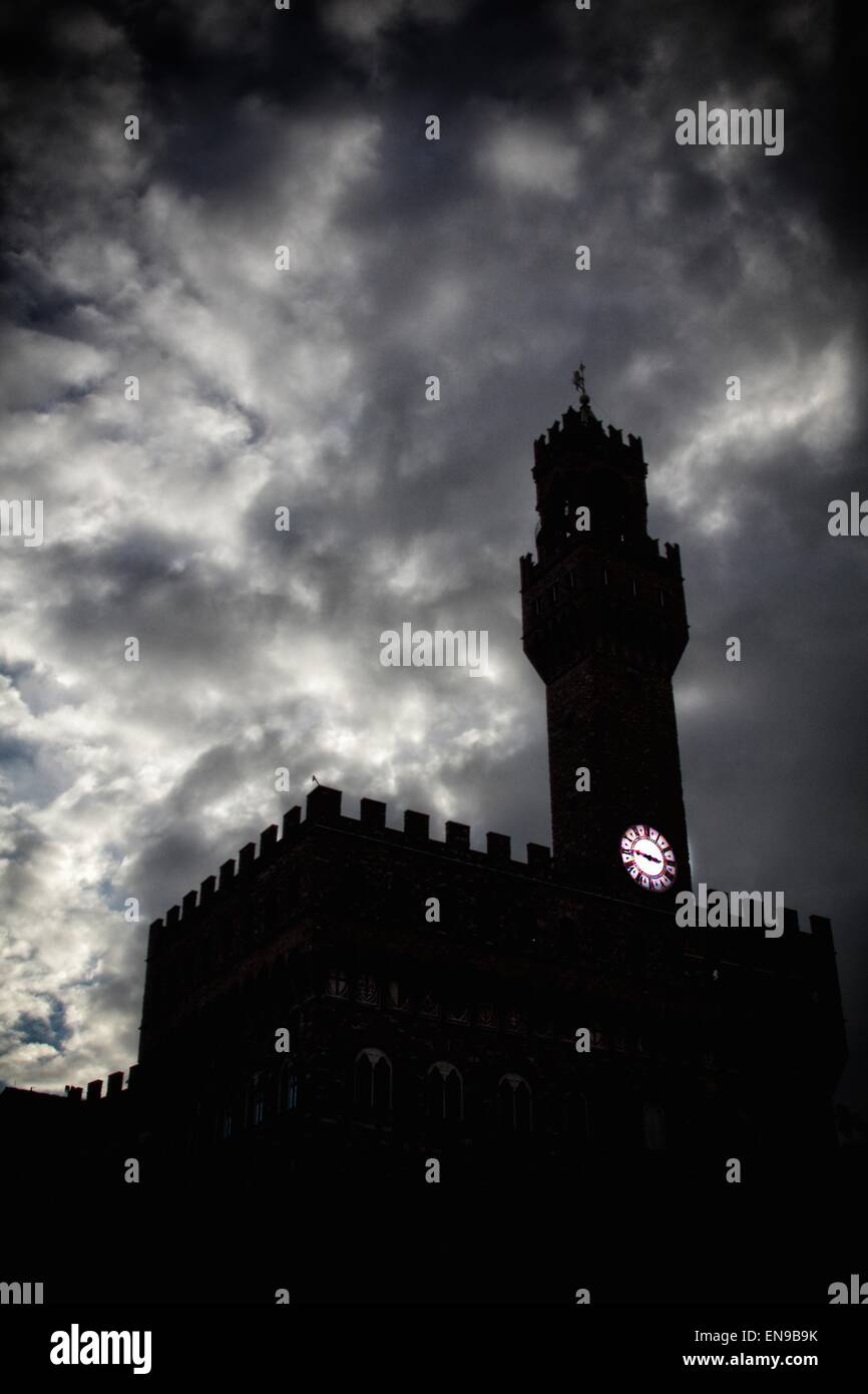 a view of the Signoria palace,Florence,Italy Stock Photo - Alamy